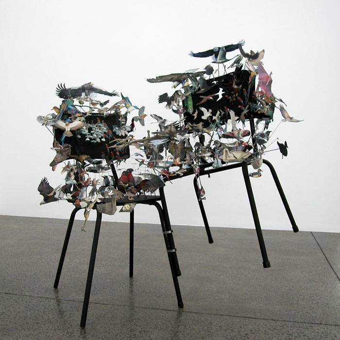 Photo Collage Sculptures by Peter Madden