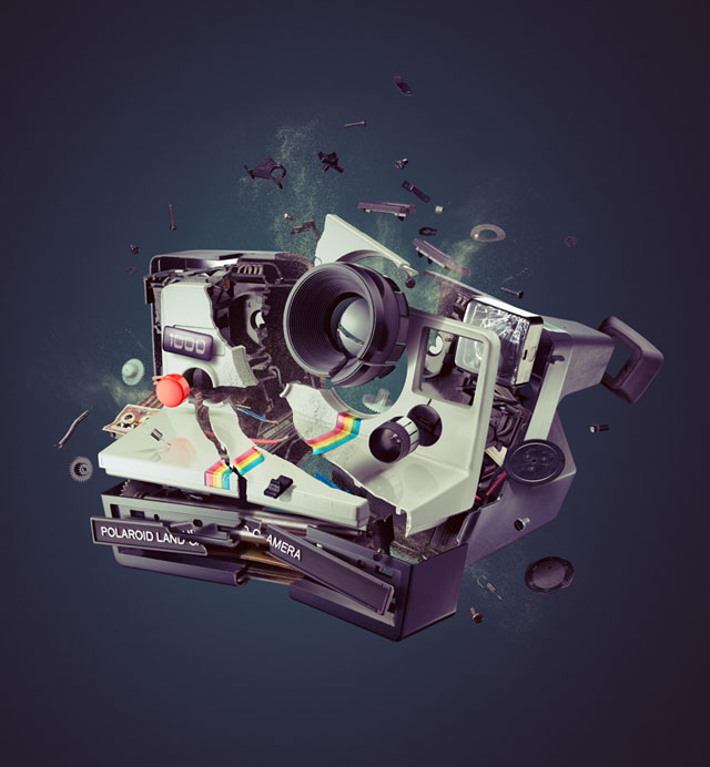 Photos of Exploding Cameras by Staudinger + Franke