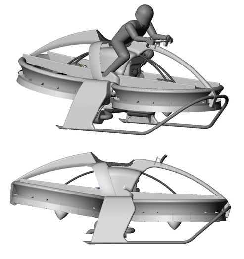 A Working Hover Vehicle Prototype by Aerofex