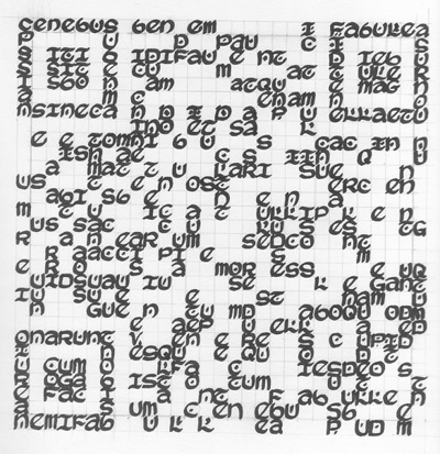 QR Code Art Created By Hand Using Calligraphy