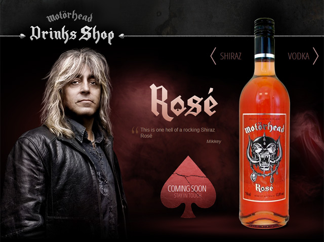 Motörhead Launches Line of Wine and Vodka