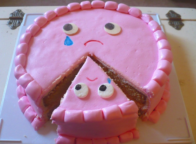 Meta Sad Slice Within A Sad Cake Recreation