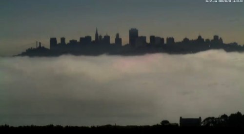 Time Lapse Video of San Francisco Fog
