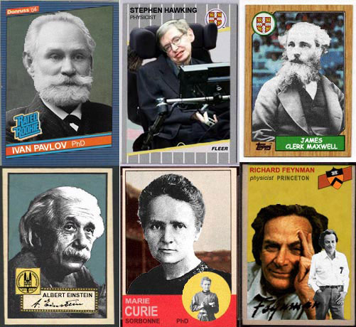 Scientist Trading Cards
