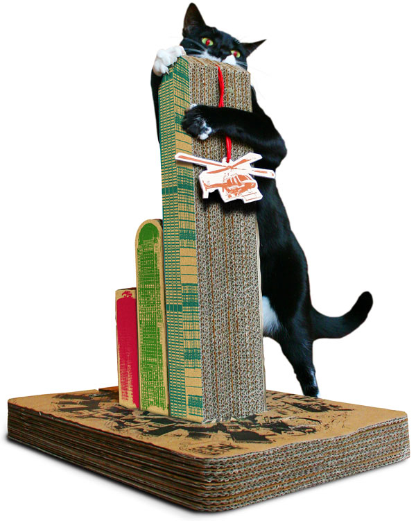 Skyscraper Cat Scratching Post