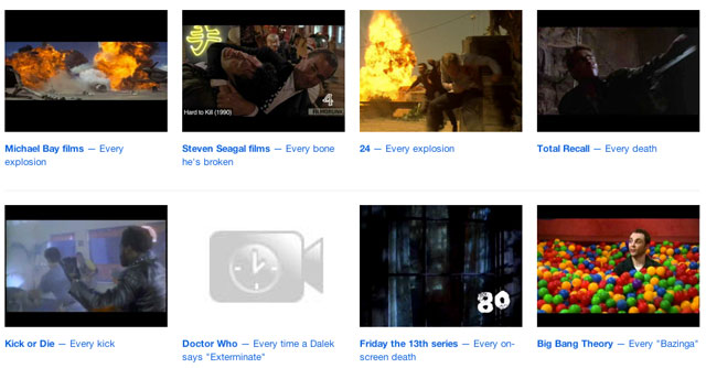 Supercut.org, The Definitive Supercut Archive by Andy Baio