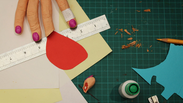 Tap To Retry, A Papercraft Stop-Motion Animated Short by Neta Cohen
