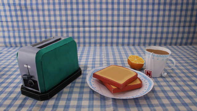 Tap To Retry, A Papercraft Stop-Motion Animated Short by Neta Cohen