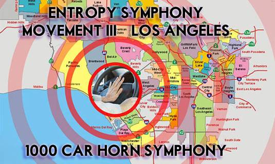 1000 Car Horn Symphony in Los Angeles