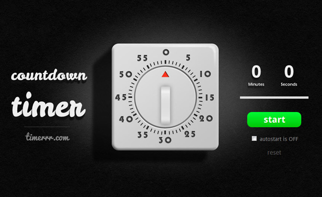 Timerrr, An Online Countdown Timer Based on Traditional Kitchen Timer