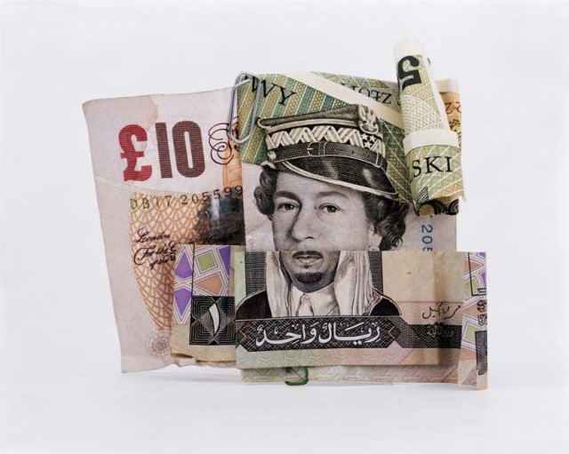The Magnificent Seven, Remixed Portraits Made of Folded Banknotes