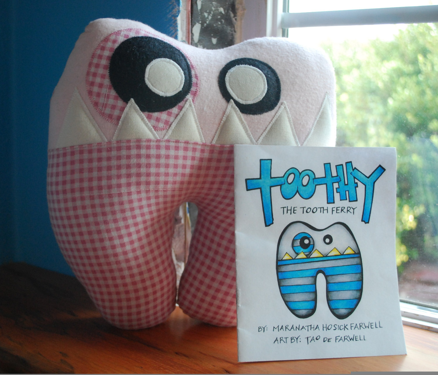 Toothy The Tooth Ferry Pillow & Illustrated Story Book