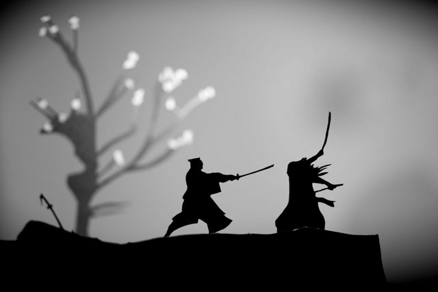 Action Scene Cut Out Art by David Reeves