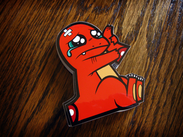 Injured Pokémon Starter Set Sticker Pack by Jublin