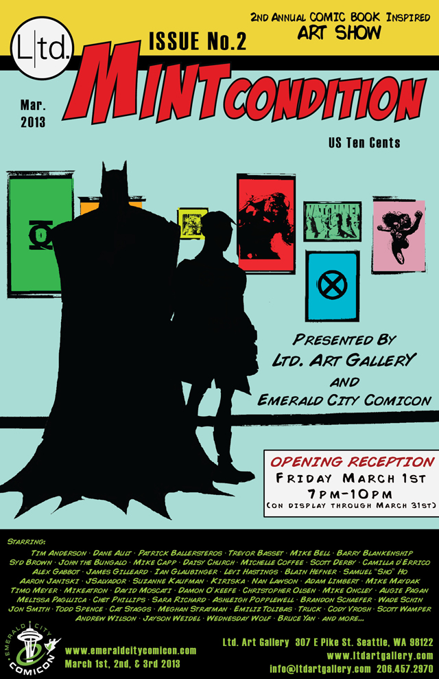 MINTcondition, A Comic Book Inspired Art Show Presented by Ltd. Art ...