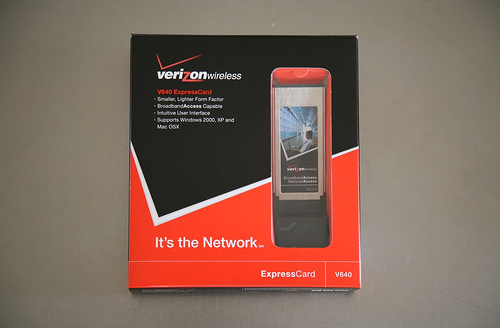 Verizon Novatel V640 EV-DO ExpressCard Has Arrived