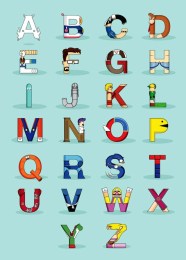 Video Game Character Alphabet Video Game Character Alphabet
