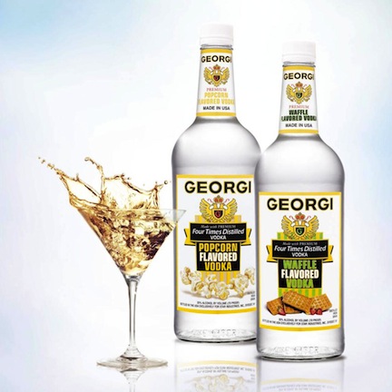 Alcohol-Flavored Waffles & Waffle-Flavored Vodka